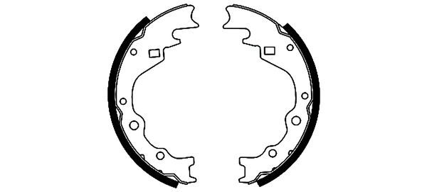 SAPATA FREIO ASIA MOTORS ROCSTA Veículo off road fechado (AM102) 2.2 D ...